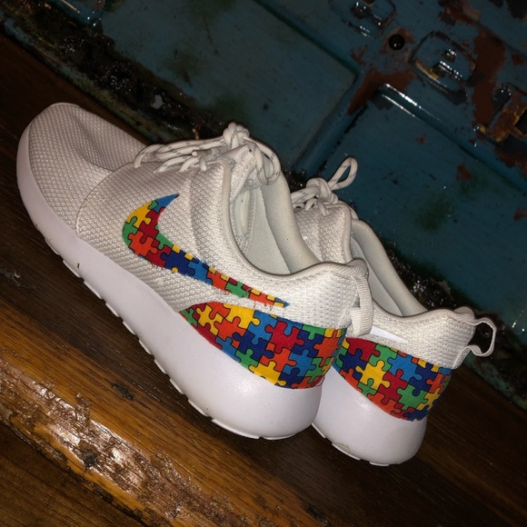 Nike | Shoes | Autism Awareness Nike Tennis Shoe | Poshmark